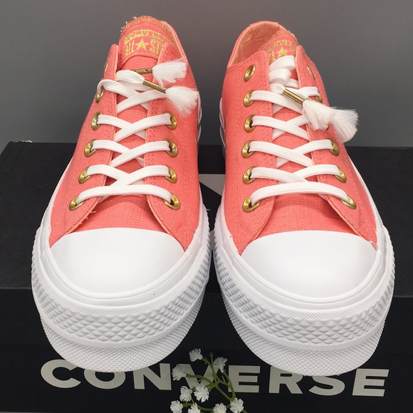 Converse | Shoes | Converse Ctas Lift Ox Pinkdriftwoodwhite | Poshmark